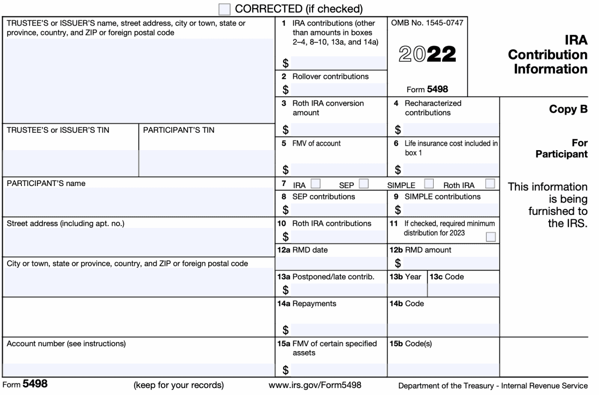 What Is IRS Form 5498 A Complete Guide