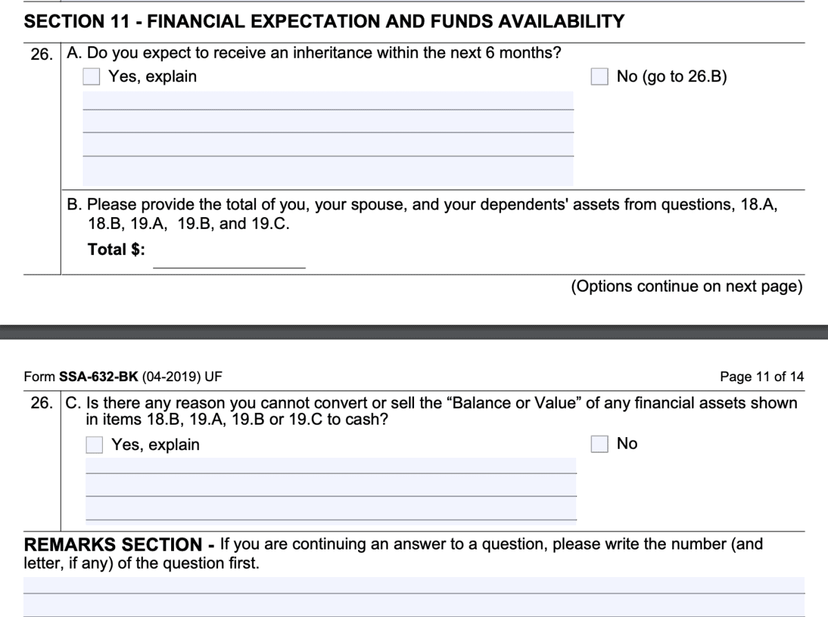 Form SSA 632-BK Instructions - Waiver of Overpayment Recovery
