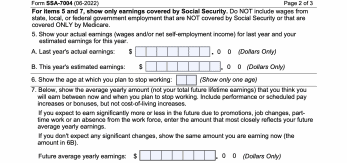 Form SSA 7004: Your Social Security Statement Request