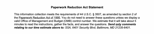 Form SSA 7004: Your Social Security Statement Request
