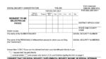 Form SSA-4-BK Instructions - Child's Social Security Application