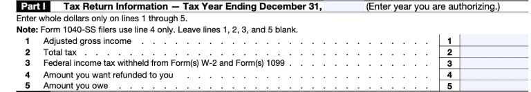 IRS Form 8879 Instructions - IRS e-file Signature Authorization