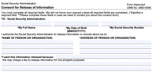 SSA Form 3288-A Guide to Information Release