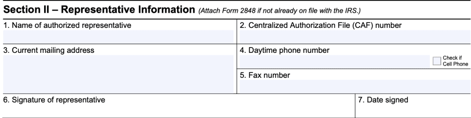 IRS Form 911 Instructions - Taxpayer Advocate Service Assistance