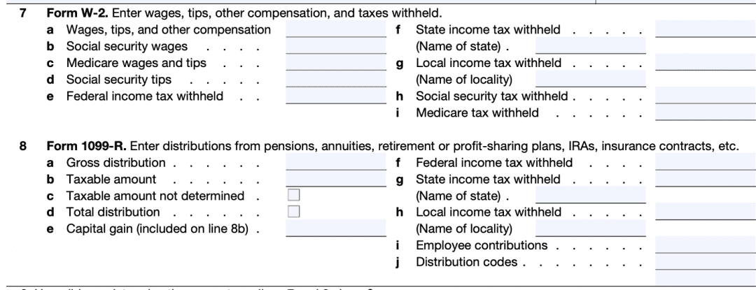 IRS Form 4852 Instructions - Substitute Forms
