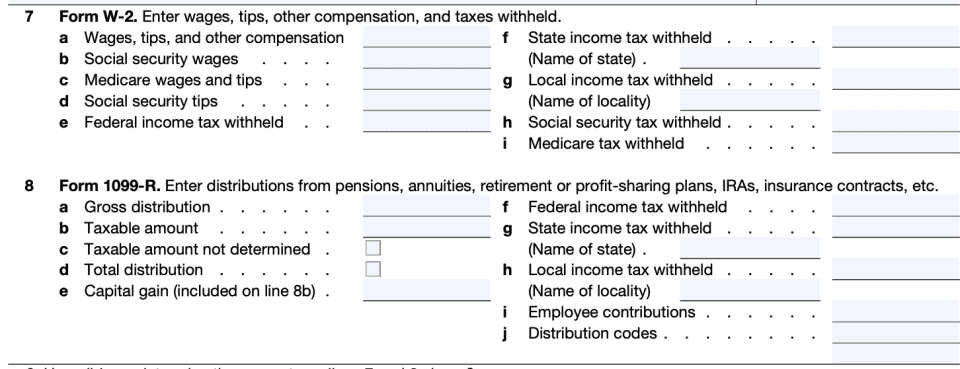 IRS Form 4852 Instructions - Substitute Forms