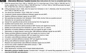 IRS Form 6251 Instructions - A Guide to Alternative Minimum Tax