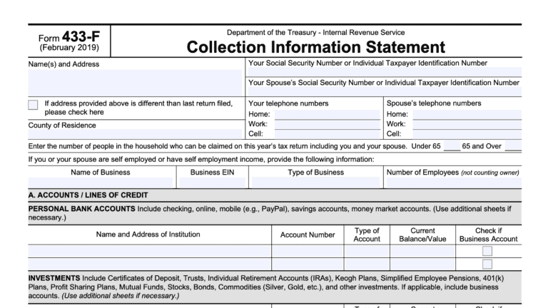 IRS Form 12153 Instructions - Request for a CDP Hearing