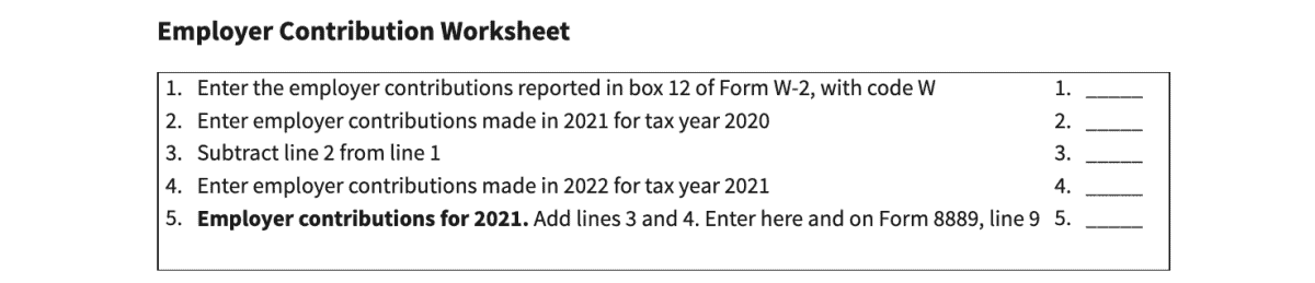 IRS Form 8889 Instructions - A Guide to Health Savings Accounts