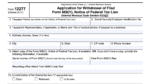 IRS Form 12277 Instructions