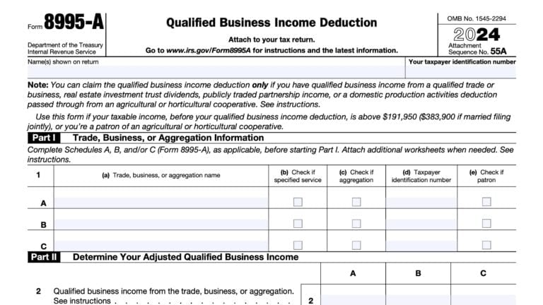 IRS Form 8990 Instructions - Business Interest Expense Limitation