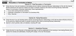 IRS Form 56 Instructions - IRS Notice of Fiduciary Relationship