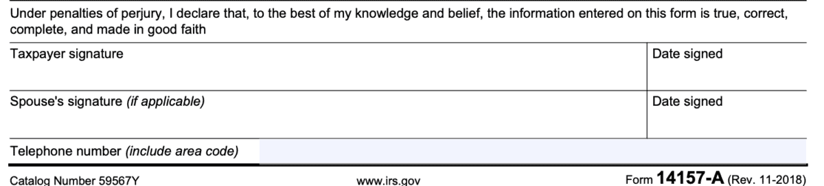 IRS Form 14157-A Instructions - Preparer Fraud or Misconduct