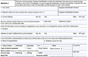 IRS Form 3911 Instructions - Replacing A Lost Tax Refund Check