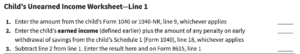 IRS Form 8615 Instructions
