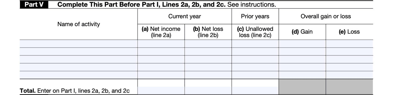IRS Form 8582 Instructions - A Guide to Passive Activity Losses
