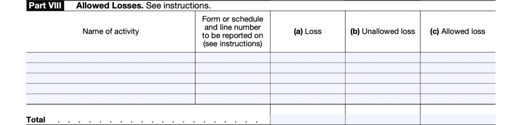 IRS Form 8582 Instructions - A Guide to Passive Activity Losses