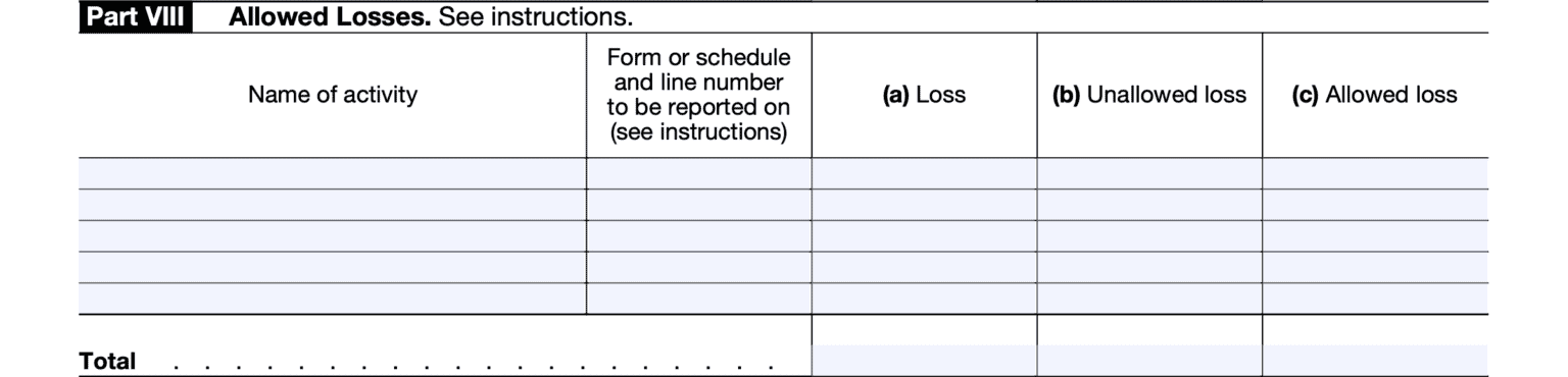 IRS Form 8582 Instructions - A Guide to Passive Activity Losses
