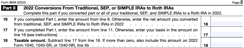 IRS Form 8606 Instructions - A Guide to Nondeductible IRAs
