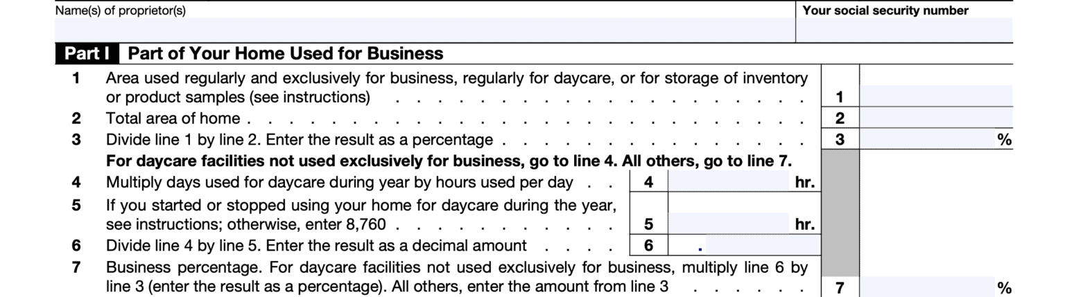 IRS Form 8829 Instructions - Figuring Home Business Expenses