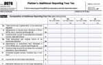IRS Form 8978 Instructions - Reporting Partner's Additional Taxes
