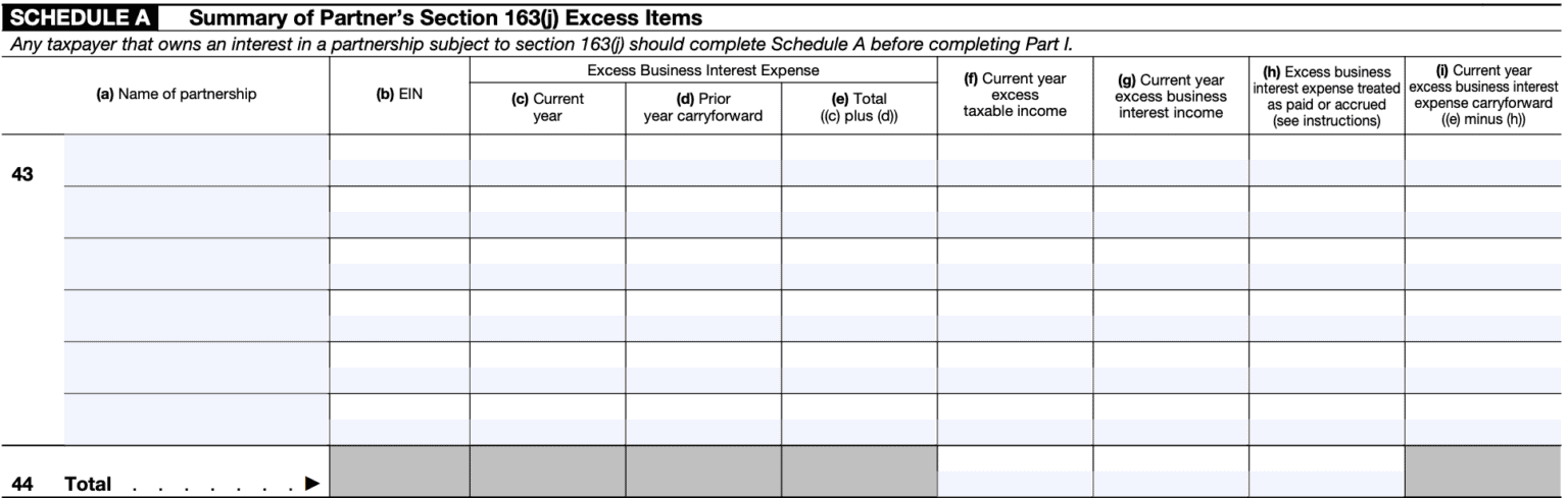 IRS Form 8990 Instructions - Business Interest Expense Limitation
