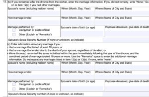 Form SSA-2-BK: Claiming Social Security Spousal Benefits