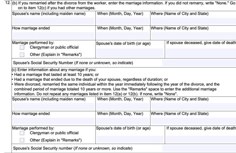 Form SSA-2-BK: Claiming Social Security Spousal Benefits