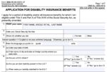 Form SSA 16 Instructions - Filing Your Disability Benefits Claim