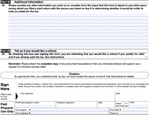IRS Form 8857 Instructions - Innocent Spouse Relief