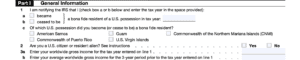 IRS Form 8898 Instructions - U.S. Territory Bona Fide Residence