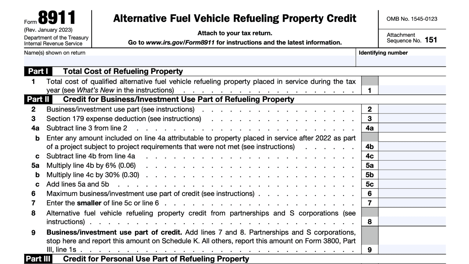 IRS Form 15400 Instructions - Clean Vehicle Seller Report