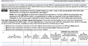 IRS Form 8949 Instructions - Sales & Dispositions of Capital Assets