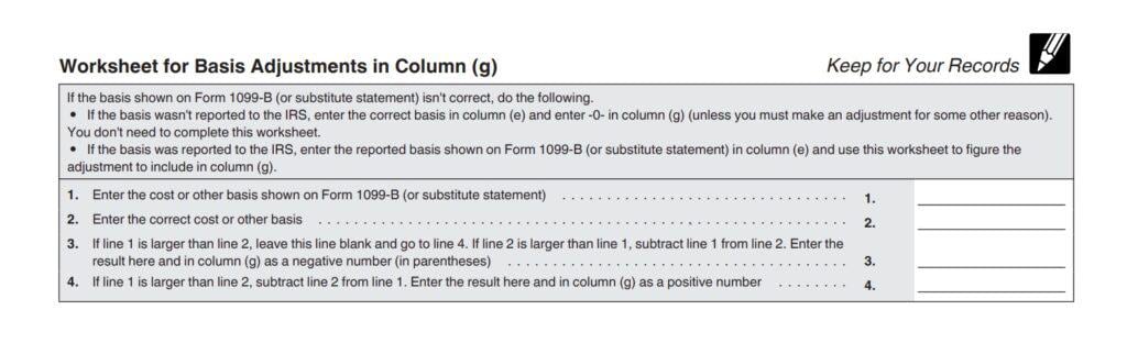 IRS Form 8949 Instructions - Sales & Dispositions of Capital Assets