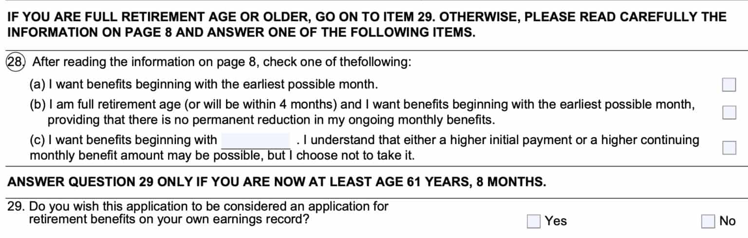 Form SSA 10 Instructions - Applying for Survivor Benefits