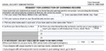 Form SSA-7008 Instructions: Updating Your Social Security Record