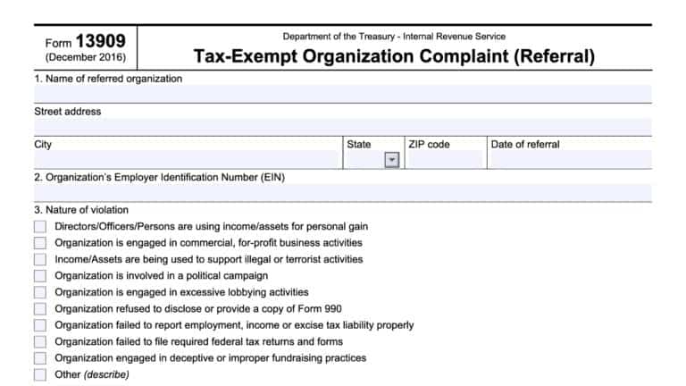 IRS Form 8718 Instructions - User Fees for Non-Profits