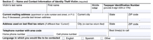 IRS Form 14039 Instructions - Your Identity Theft Affidavit