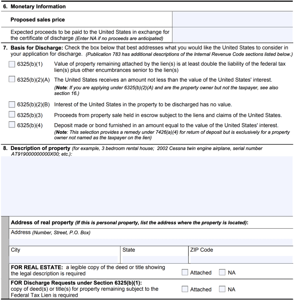 IRS Form 14135 Instructions