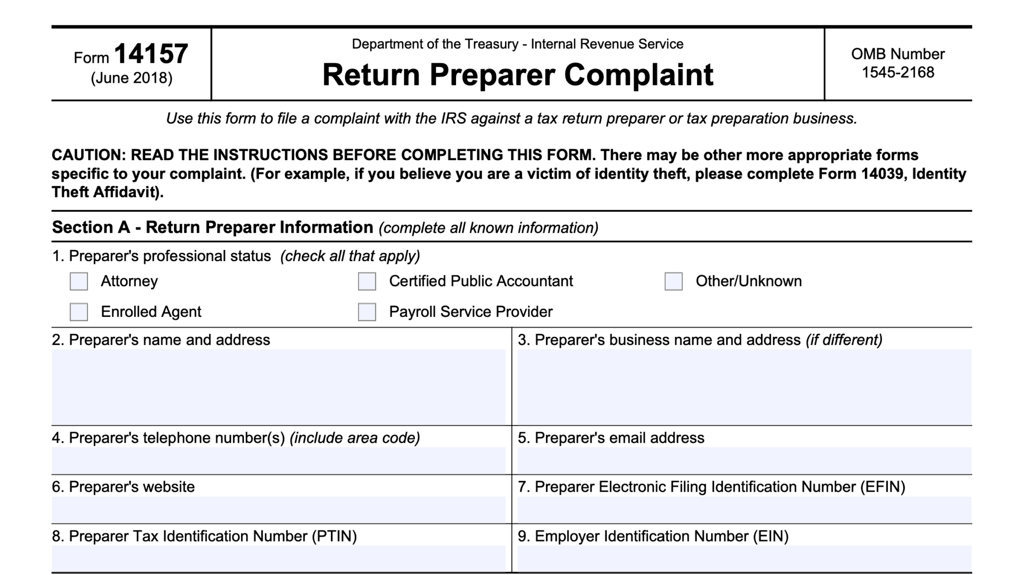 Reporting Tax Fraud - Which Form Should You Use?