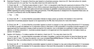 IRS Form 2553 Instructions - Electing S Corporation Status