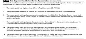 IRS Form 2553 Instructions - Electing S Corporation Status