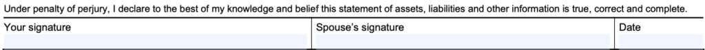 IRS Form 433-F Instructions - The Collection Information Statement