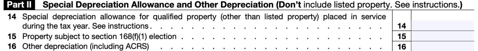 IRS Form 4562 Instructions - Depreciation & Amortization