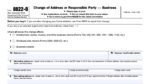IRS Form 1128 Instructions - Changes to Tax Year