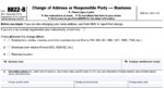 IRS Form 8822-B Instructions - Change of Address or Party