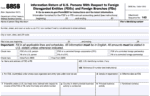 IRS Form 8858 Instructions - Information Return for FDEs & FBs