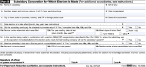 IRS Form 8869 Instructions - A Guide to QSub Elections