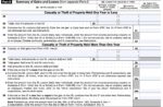 IRS Form 4684 Instructions - Deducting Casualty & Theft Losses