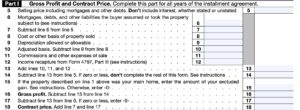 IRS Form 6252 Instructions - Installment Sale Income